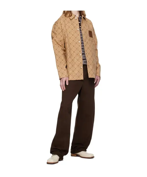 Casablanca Allover Monogram Shirt Jacket