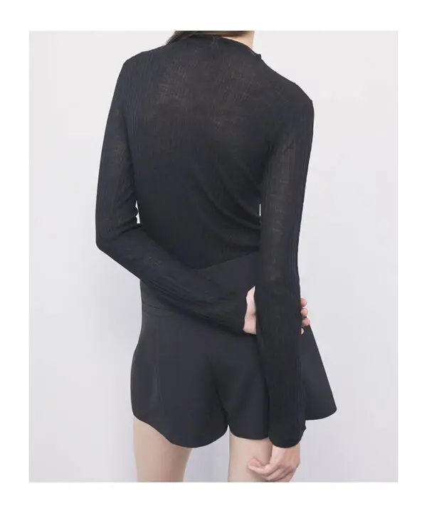Patrizia Pepe Ribbed-knit Sweater
