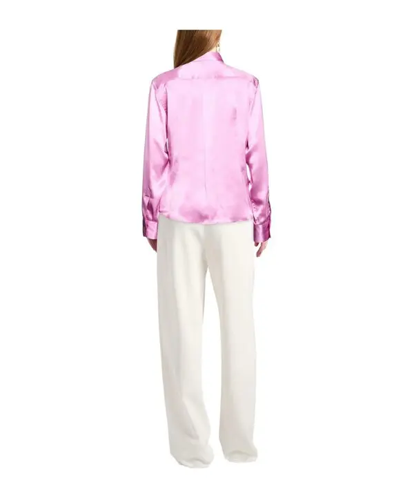 Dolce & Gabbana Solid-colored Satin Shirt