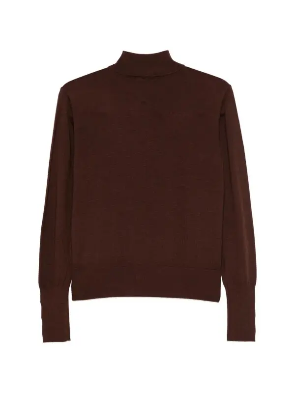 Patrizia Pepe Embellished Turtleneck Knit