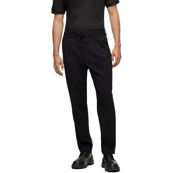 Hugo Boss Jacquard Tapered Trousers