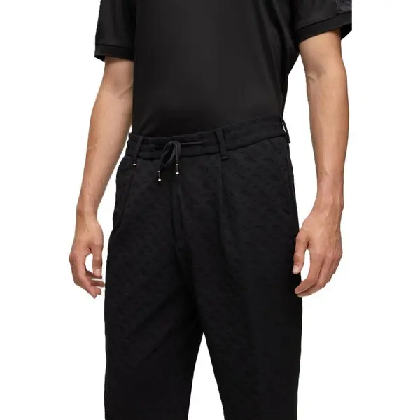 Hugo Boss Jacquard Tapered Trousers