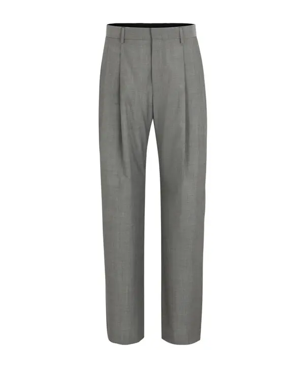 Hugo Boss Plaid Tailored Trousers