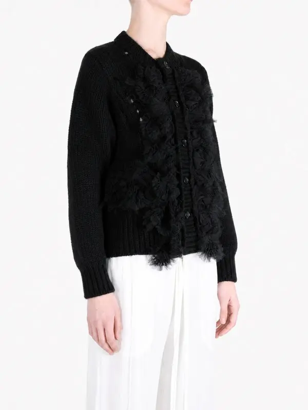 Comme Des Garçons Long-sleeved Cardigan
