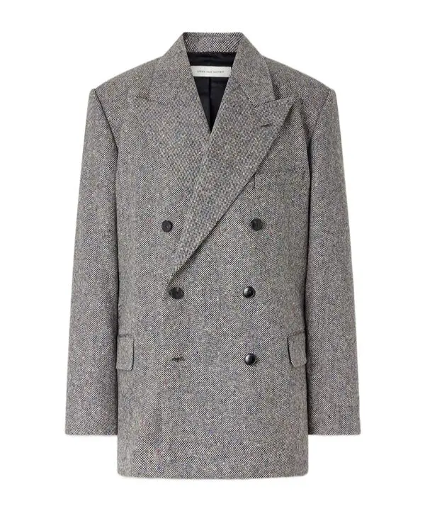 Dries Van Noten Double-breasted Blazer - Grey