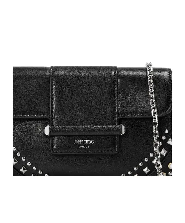 JIMMY CHOO Studded Shoulder Bag