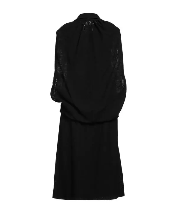 MAISON MARGIELA Crepe Flared Dress - Black