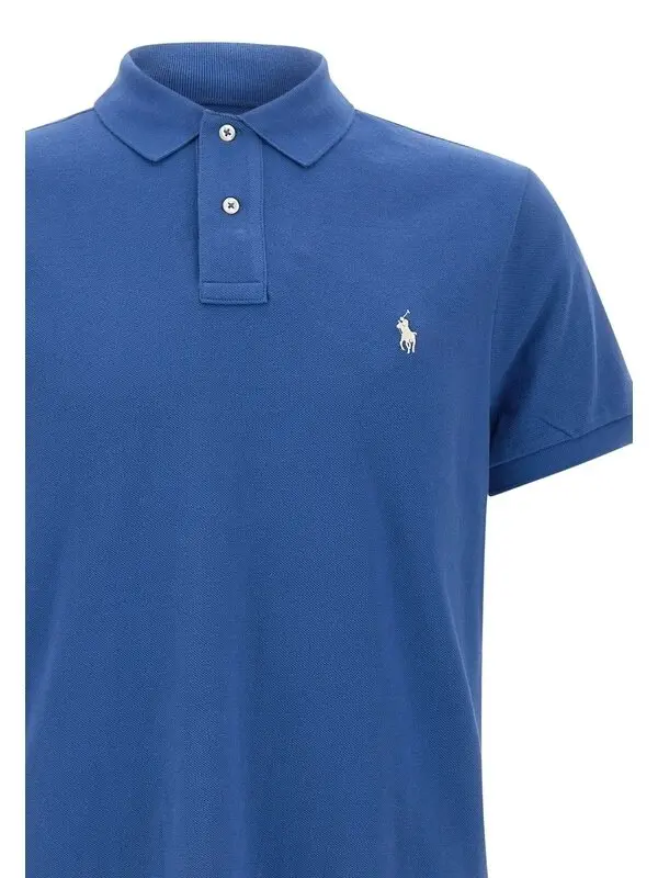 Ralph Lauren Polo Logo-embroidered Straight Hem Polo Shirt