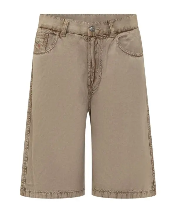DIESEL® P-desi Trompe L'oeil Bermuda Shorts - Light Brown