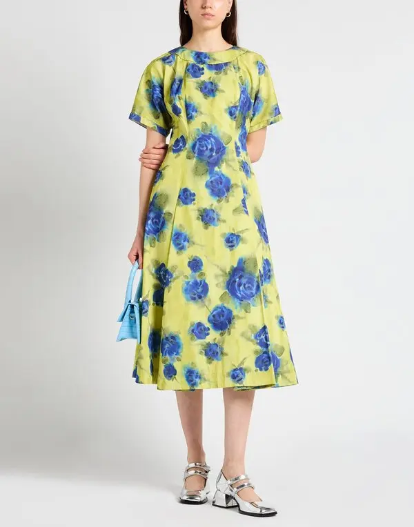 Marni Floral-print Flared Dress