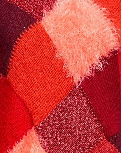Marni Metallic Knitted Sweater - Red