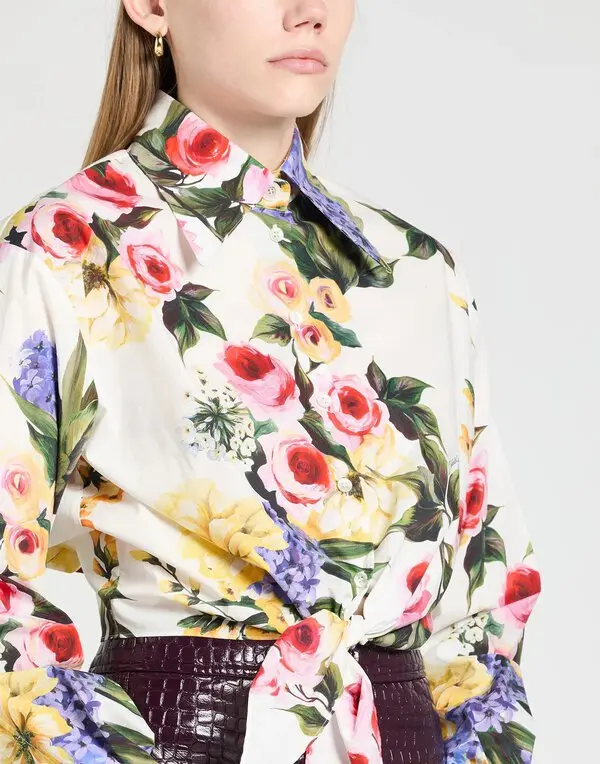 Dolce & Gabbana Long-sleeve Floral Shirt