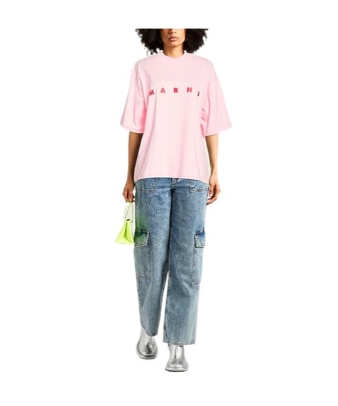 Marni Stylish And Versatile Crew Neck T-shirt