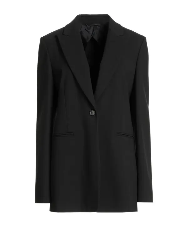 Max Mara Minimalist Single- Blazer - Black