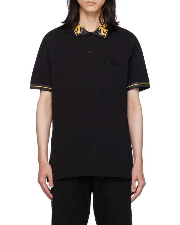 Versace Baroque-pattern Polo Shirt