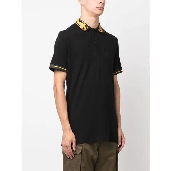 Versace Baroque-pattern Polo Shirt