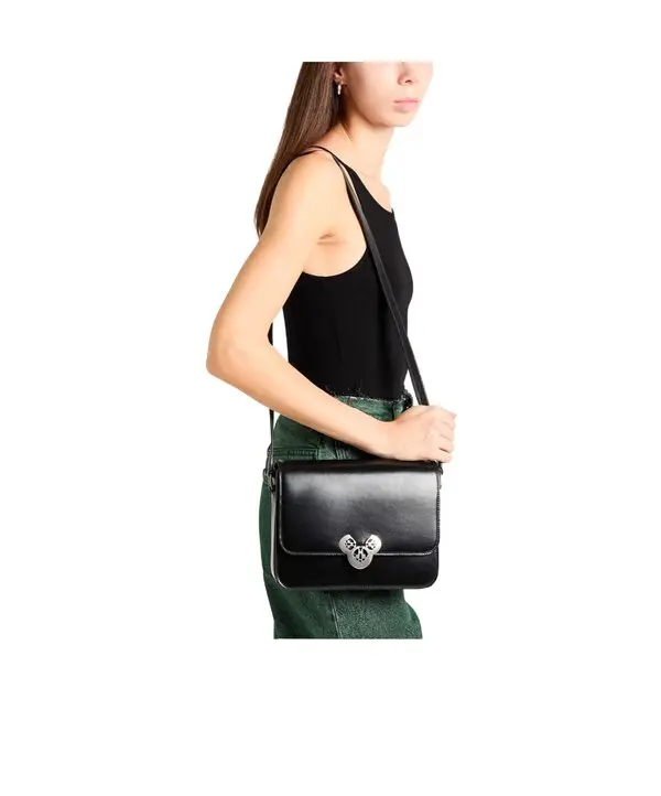 Isabel Marant Étoile Medium Leather Shoulder Bag With Appliqué Detail