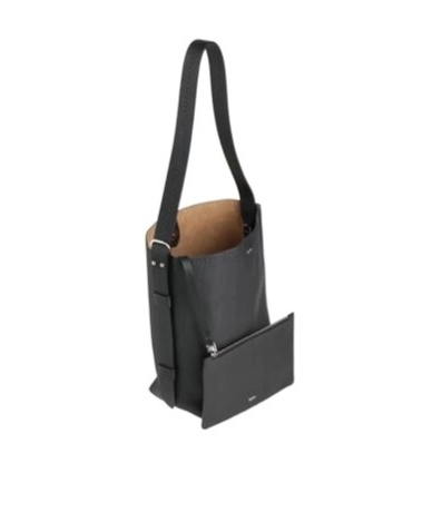 Max Mara Plain Colour Shoulder Bags - Black