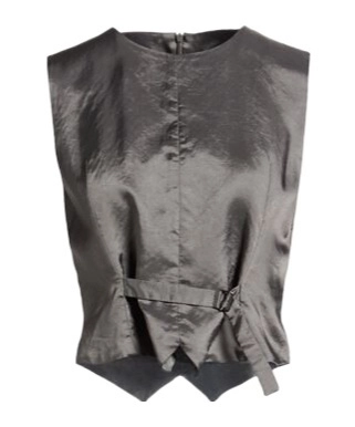 MAISON MARGIELA Sleeveless Waistcoat With Waist Tie Detail