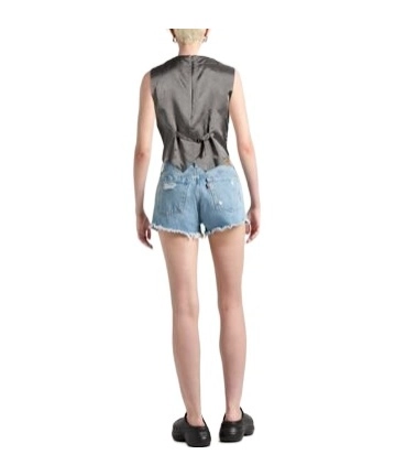 MAISON MARGIELA Sleeveless Waistcoat With Waist Tie Detail