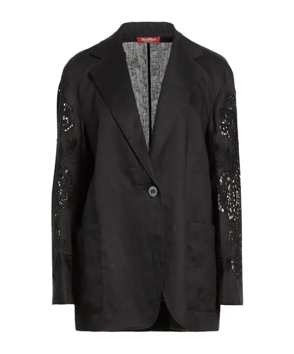 Max Mara Linen Blazer - Black