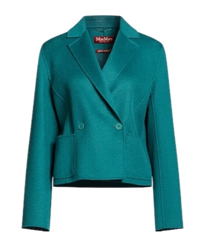 Max Mara Double-breasted Blazer - Green