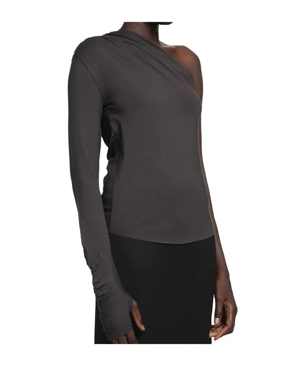 THOM KROM One-shoulder Draped Top