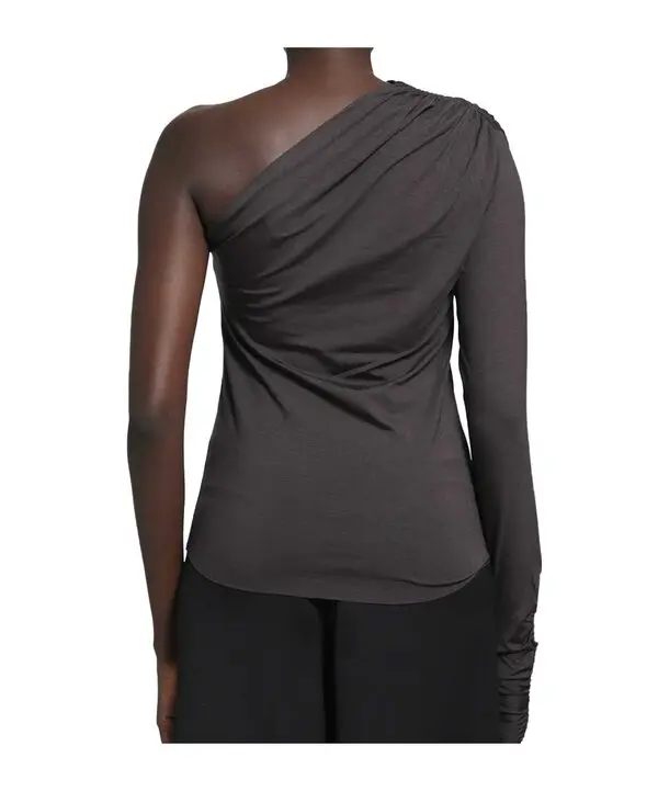 THOM KROM One-shoulder Draped Top
