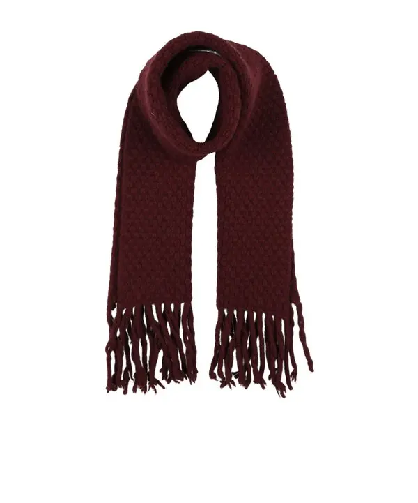 MAISON MARGIELA Honeycomb Knit Scarf - Brown