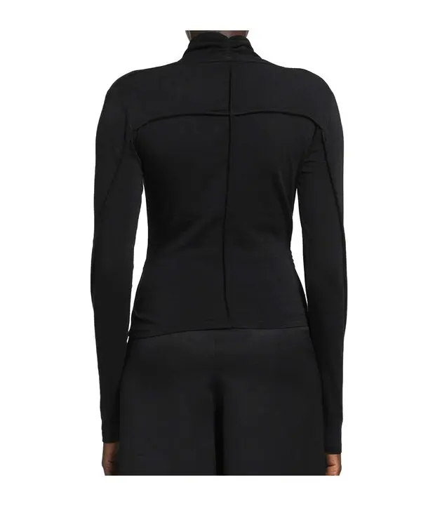 THOM KROM Ruched Wrap-style Jersey