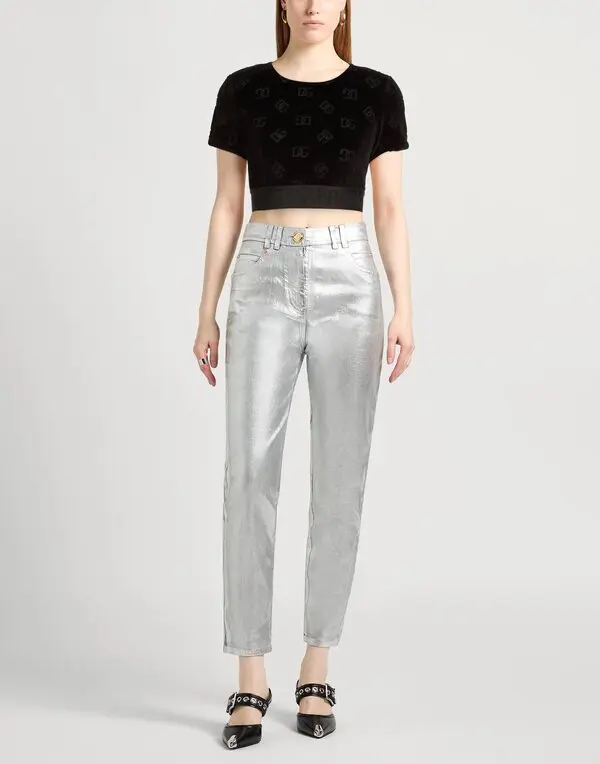 Dolce & Gabbana Cropped T-shirt With Logo