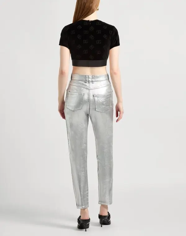 Dolce & Gabbana Cropped T-shirt With Logo