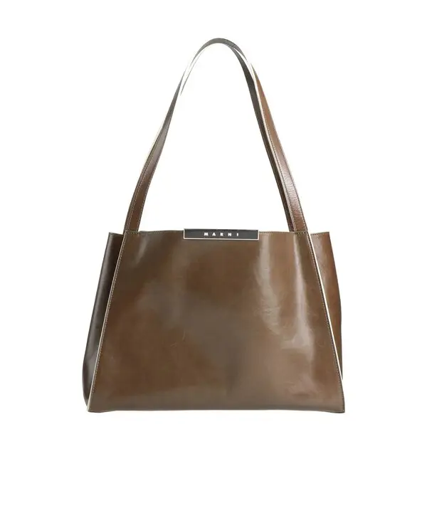 Marni Large Leather Tote Bag