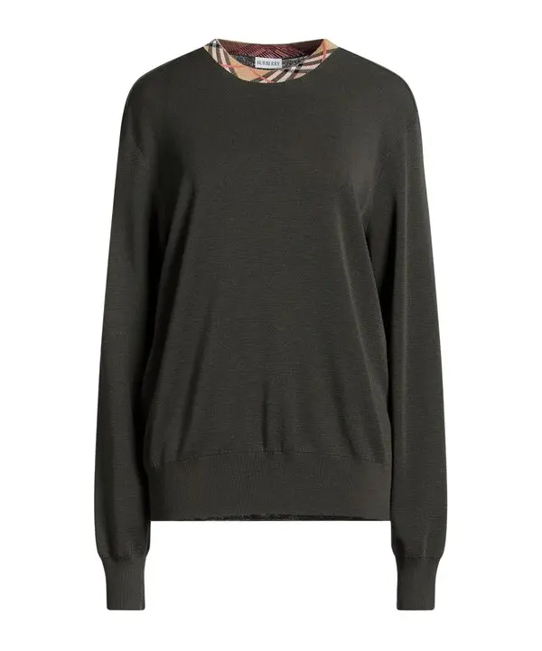 Burberry Ribbed Jumpers - Black