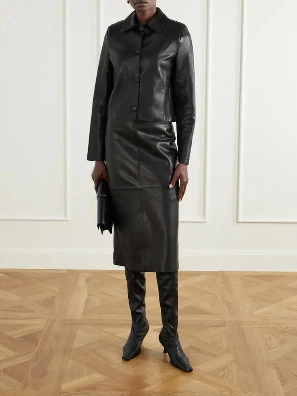 Nour Hammour Hadley Leather Jacket