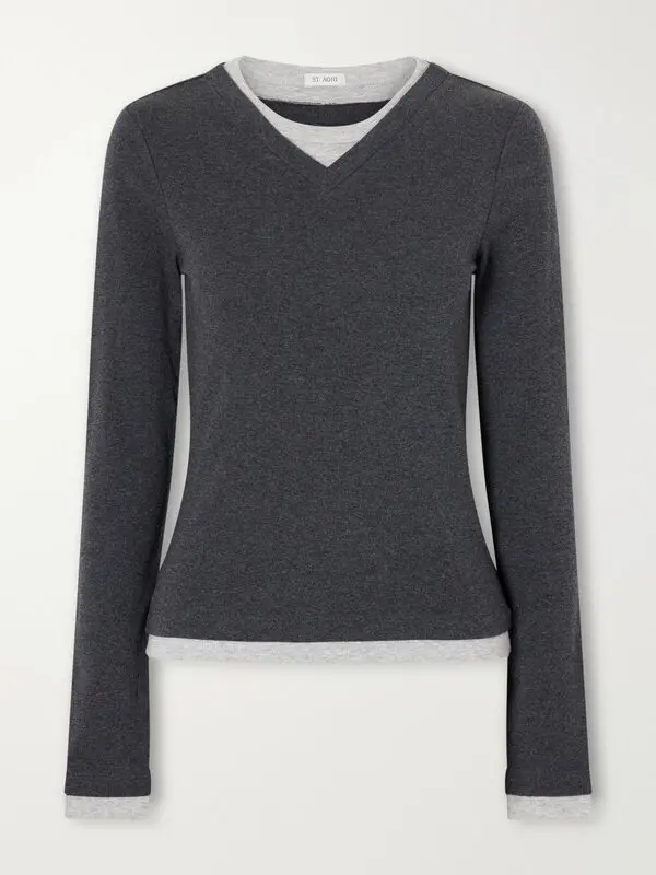 ST. AGNI Organic Cotton T-shirt - Gray