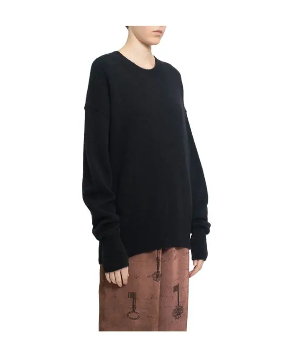 UMA WANG Knitted Crew Neck Jumper