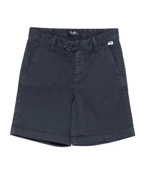 IL GUFO Logo-patch Shorts - Black
