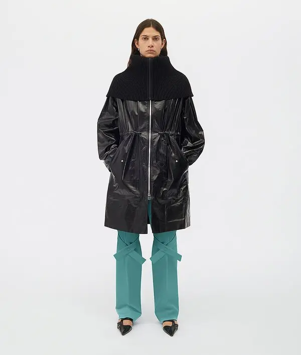 Bottega Veneta Funnel Neck Coat