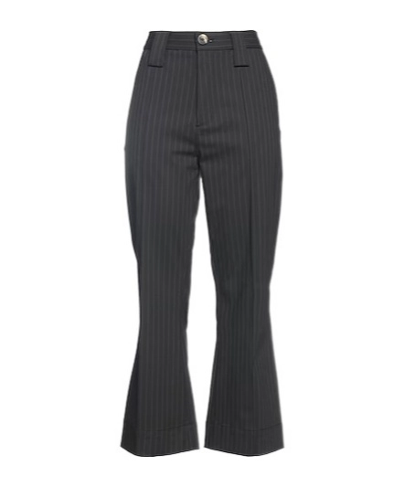 GANNI Flared Trousers - Black