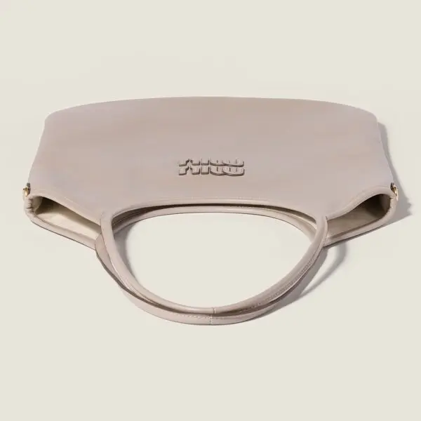 Miu Miu Leather Tote Bag - Float Stone