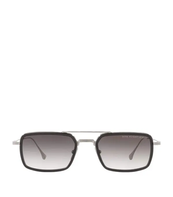 Dita Flight Eight Rectangle Sunglasses - Grey