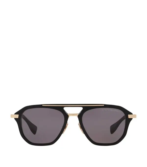 Dita Acetate Terracraft Aviator Sunglasses - Black