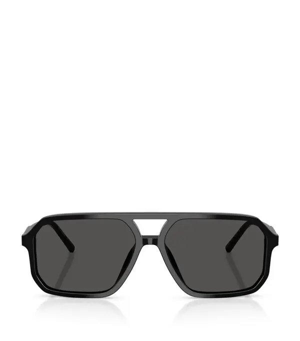 Dolce & Gabbana Acetate Dg4541 Pilot Sunglasses - Black