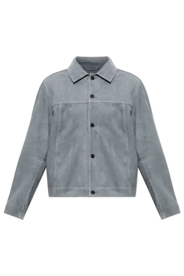 ARMA Jaden' Leather Jacket - Blue
