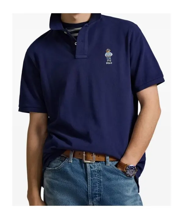 Polo Ralph Lauren Classic Fit Polo Bear Mesh Polo Shirt