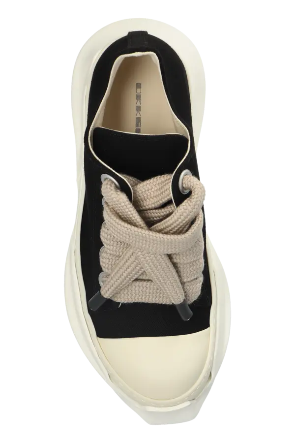 Rick Owens Jumbolace Abstract Low Sneaks - Black