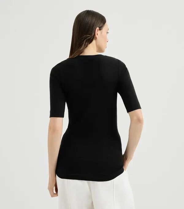 Brunello Cucinelli Monili V-neck T-shirt