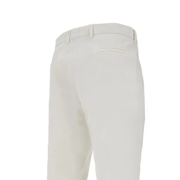 Brunello Cucinelli Cotton Gabardine Slim Leg Pants