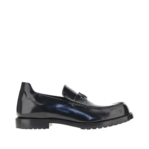 Balenciaga Spazzolato Leather Comfy Loafers - Black